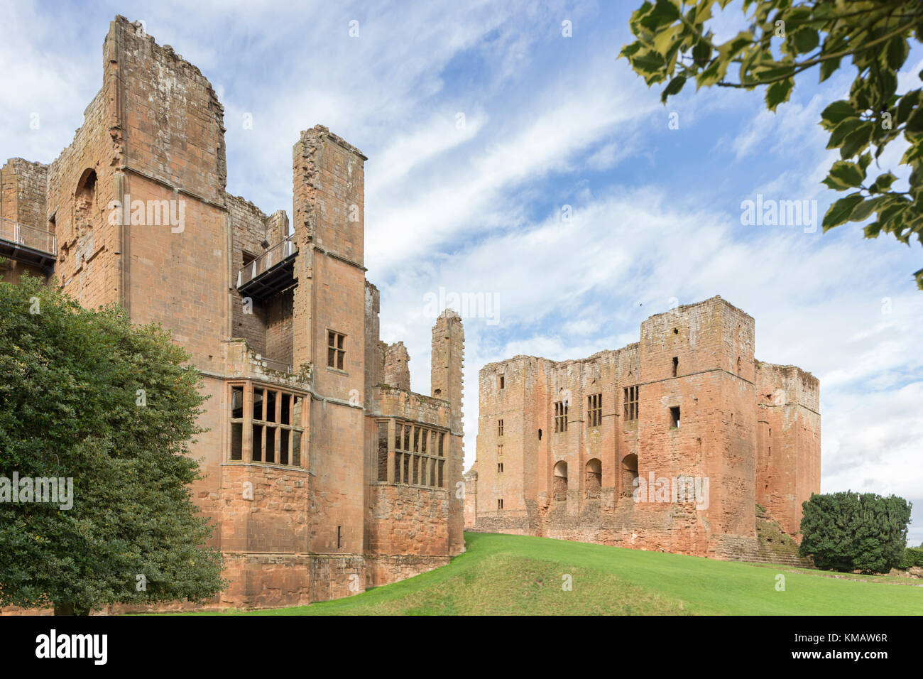 Kenilworth Castle, Kenilworth, Warwickshire, England, UK Stock Photo ...