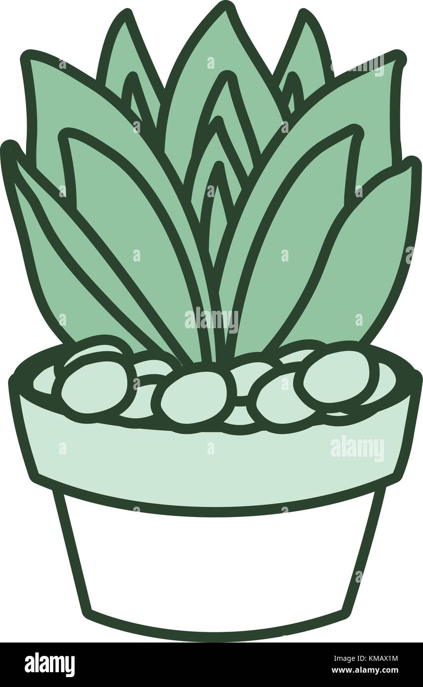 cartoon cactus in a pot Stock Vector Image & Art - Alamy