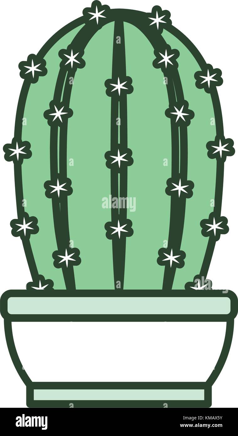 cartoon cactus in a pot Stock Vector Image & Art - Alamy