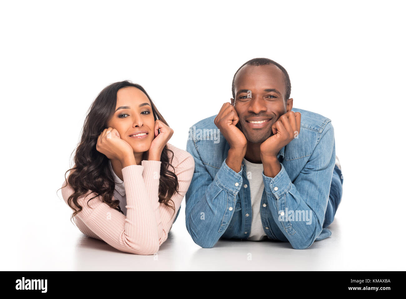 happy african american couple Stock Photo - Alamy