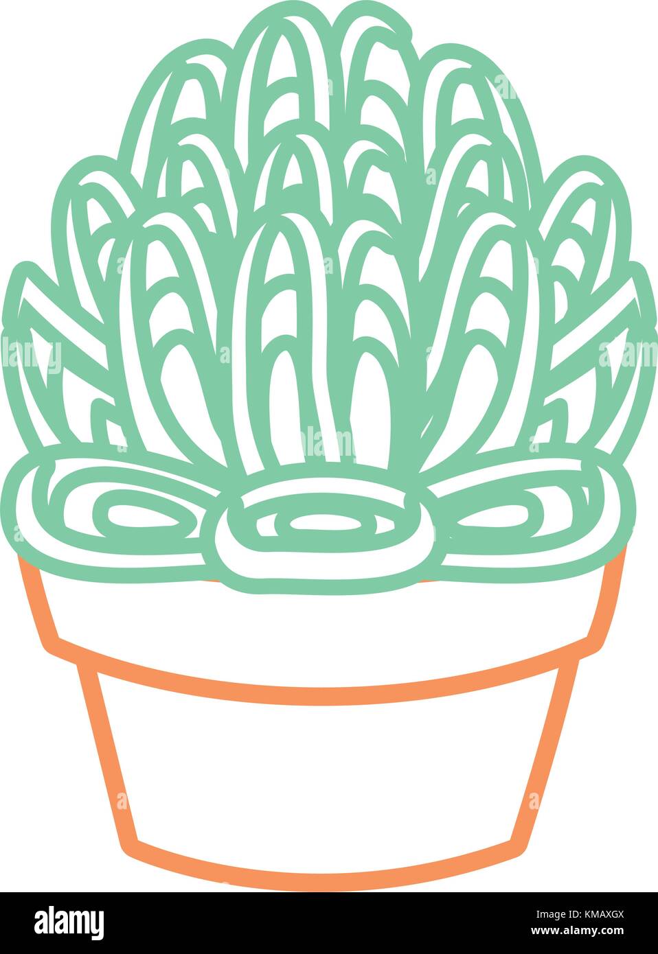 cartoon cactus in a pot Stock Vector Image & Art - Alamy