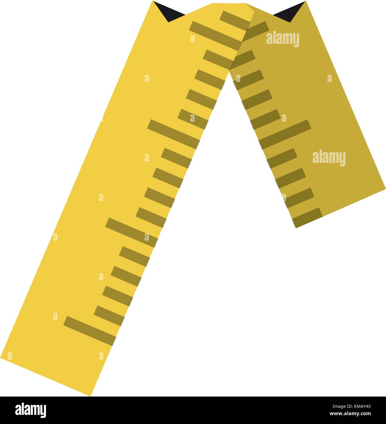 broken ruler icon Stock Vector Image & Art - Alamy