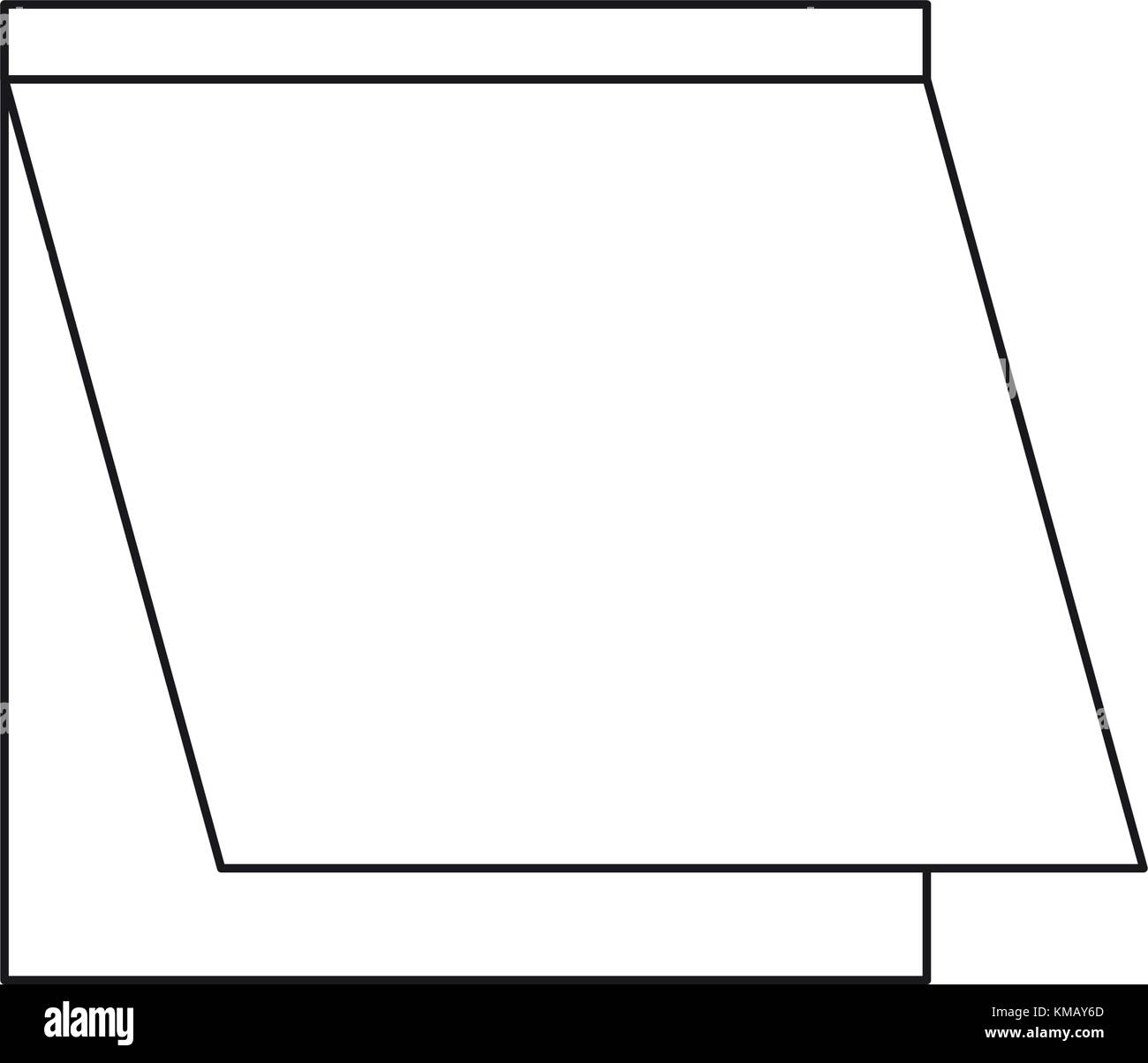 Empty sticky note stationery Black and White Stock Photos & Images - Alamy