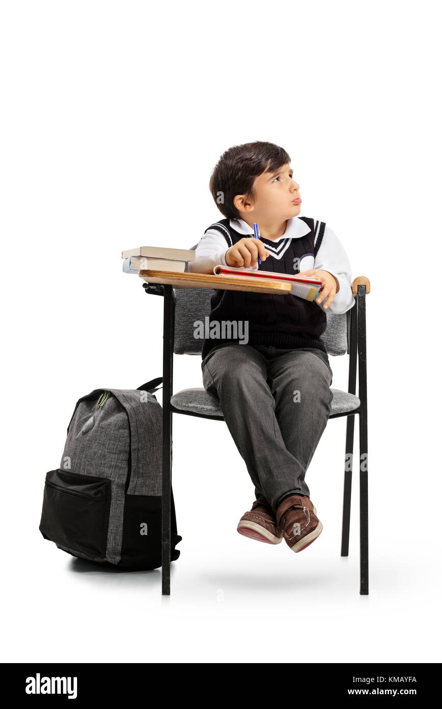 School uniform boy sad hi-res stock photography and images - Alamy