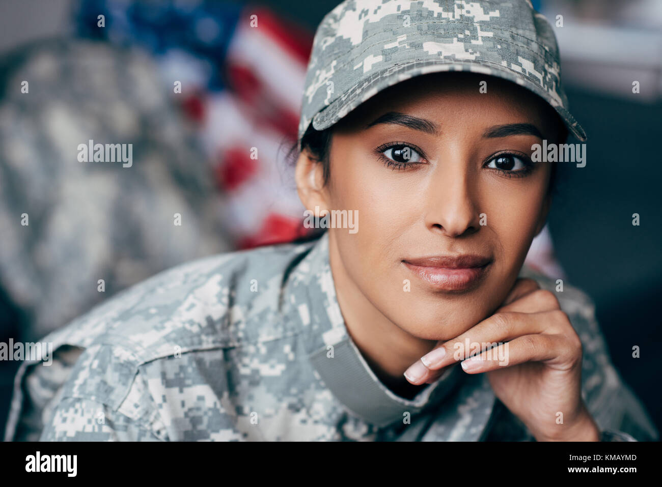 Female soldier usa hi-res stock photography and images - Alamy