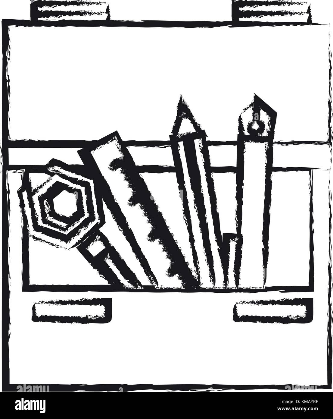 writing tools design Stock Vector Image & Art - Alamy