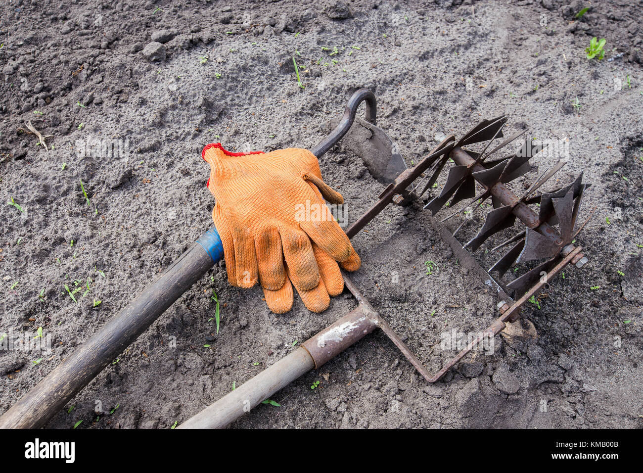 a set of tools for agriculture Stock Photo - Alamy