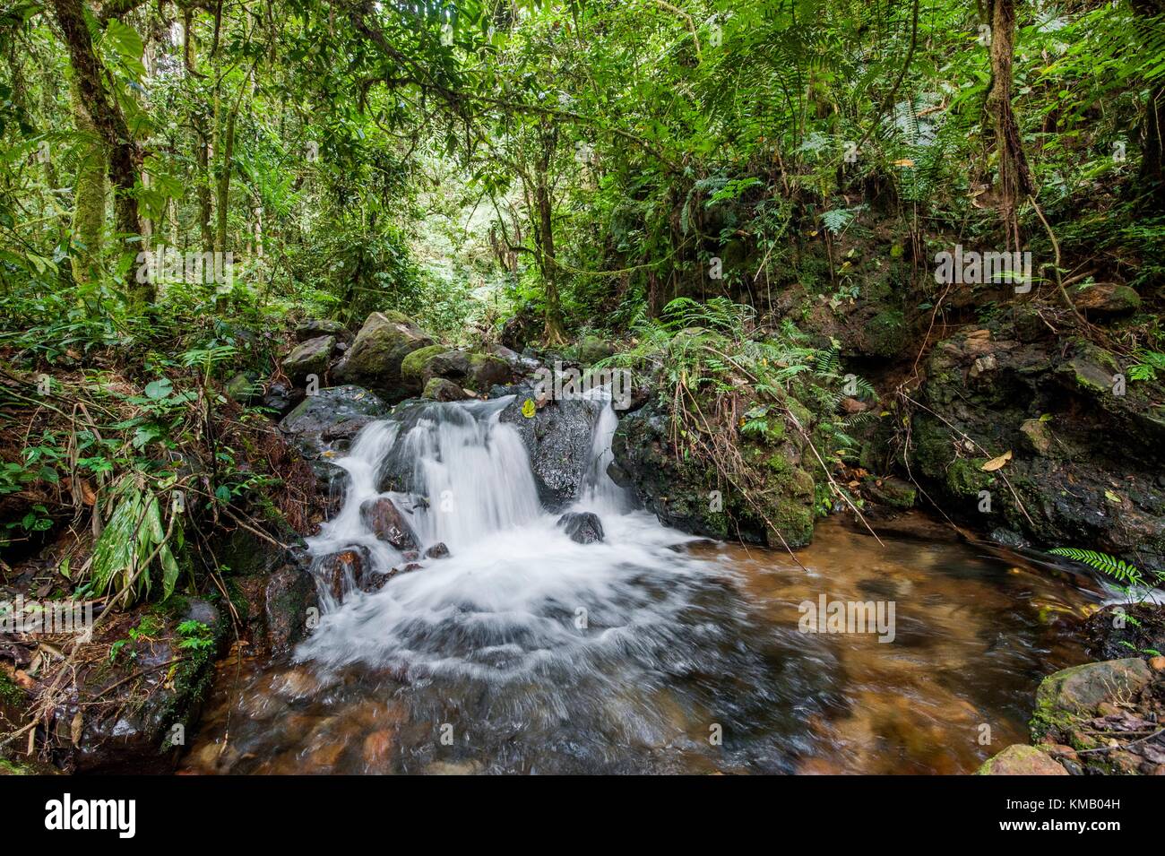 Waterfall inside mountain hi-res stock photography and images - Alamy