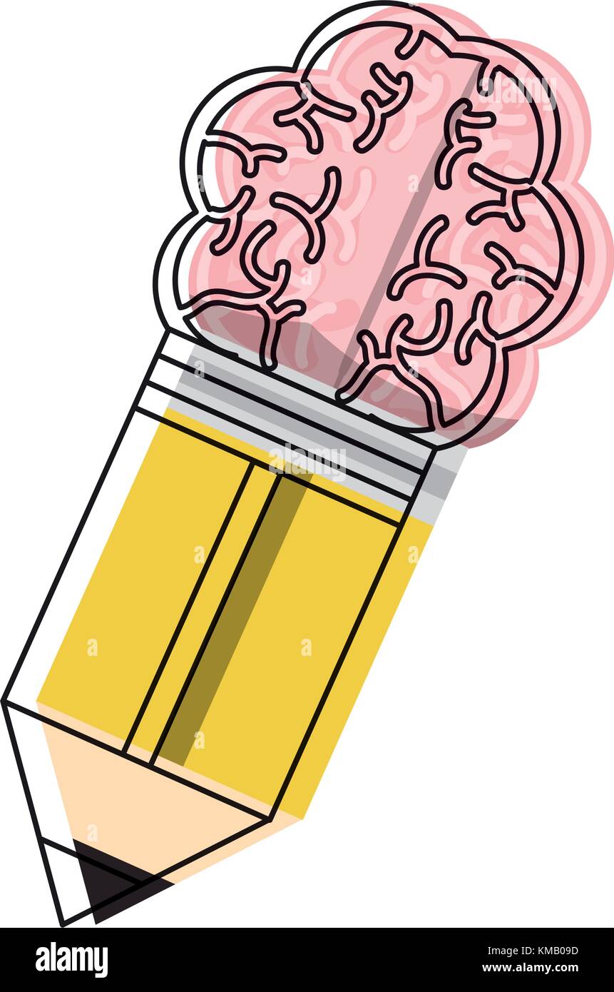 Brain shaped eraser Stock Vector Images - Alamy