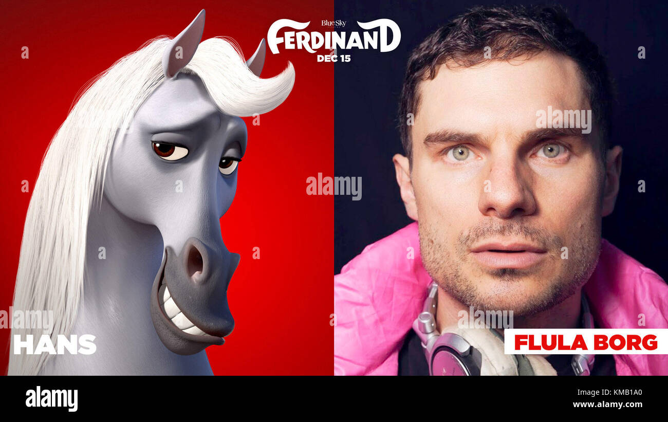 FERDINAND, Flula Borg, voice of Hans, 2017. TM and copyright ©20th ...