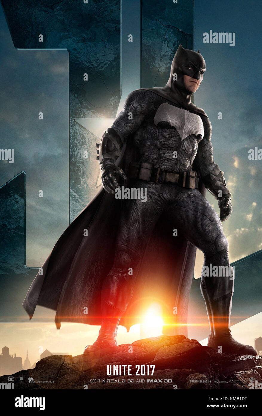 JUSTICE LEAGUE, US character poster, Ben Affleck (as Batman), 2017 ...
