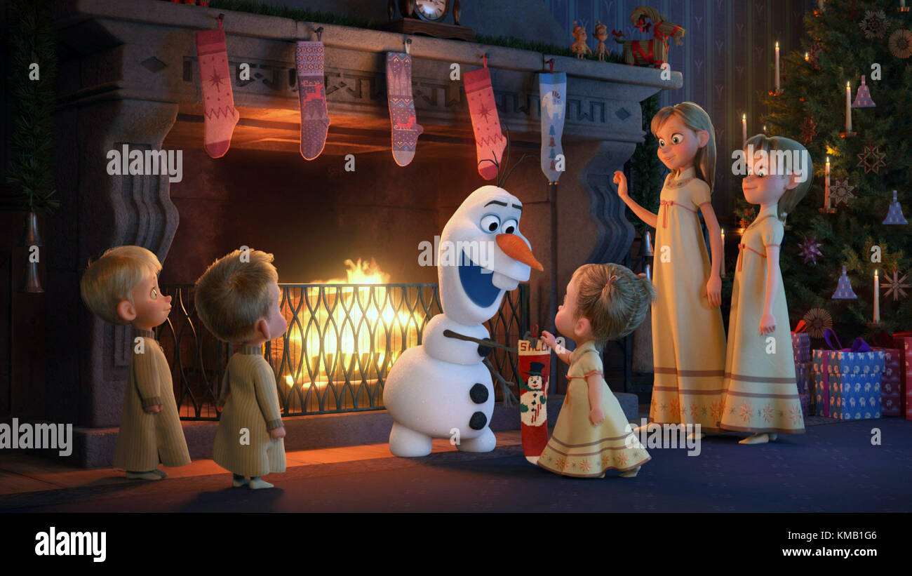 OLAF'S FROZEN ADVENTURE, Olaf (center, voice: Josh Gad), 2017. © Walt ...