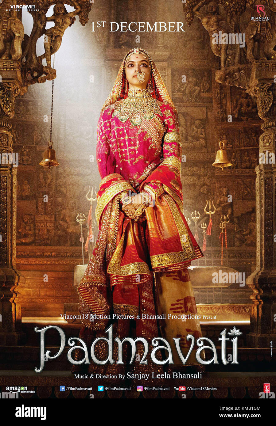 PADMAVATI, Indian poster, Deepika Padukone, 2017. ©Paramount Classics ...