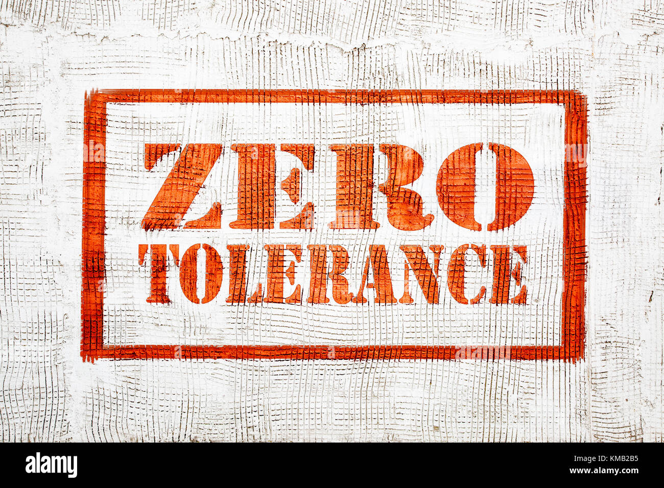 Zero tolerance hi-res stock photography and images - Alamy