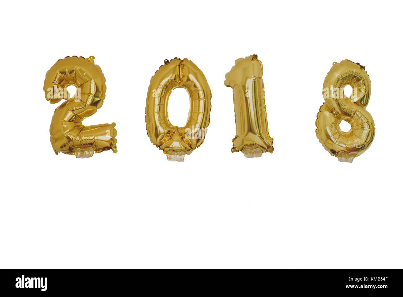 Foil balloons golden color Cut Out Stock Images & Pictures - Alamy