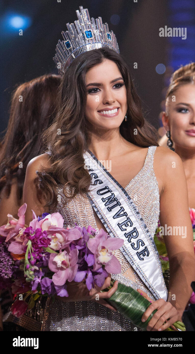 DORAL, FL - JANUARY 25: Paulina Vega, Miss Colombia 2014 is crowned the ...