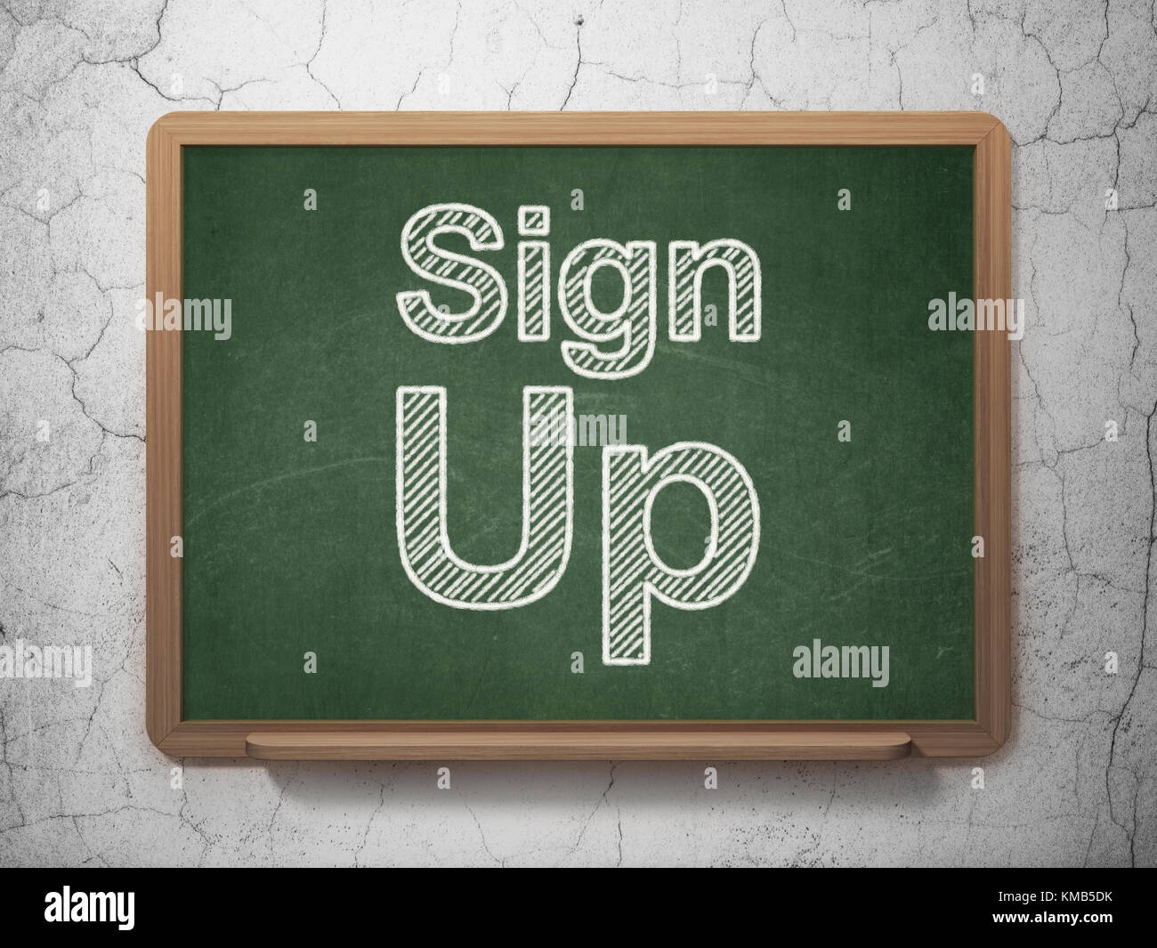 Web development concept: Sign Up on chalkboard background Stock Photo ...