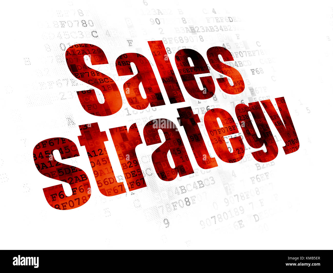 Marketing concept: Sales Strategy on Digital background Stock Photo - Alamy
