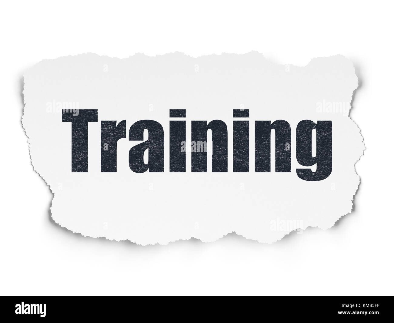 Education concept: Training on Torn Paper background Stock Photo - Alamy