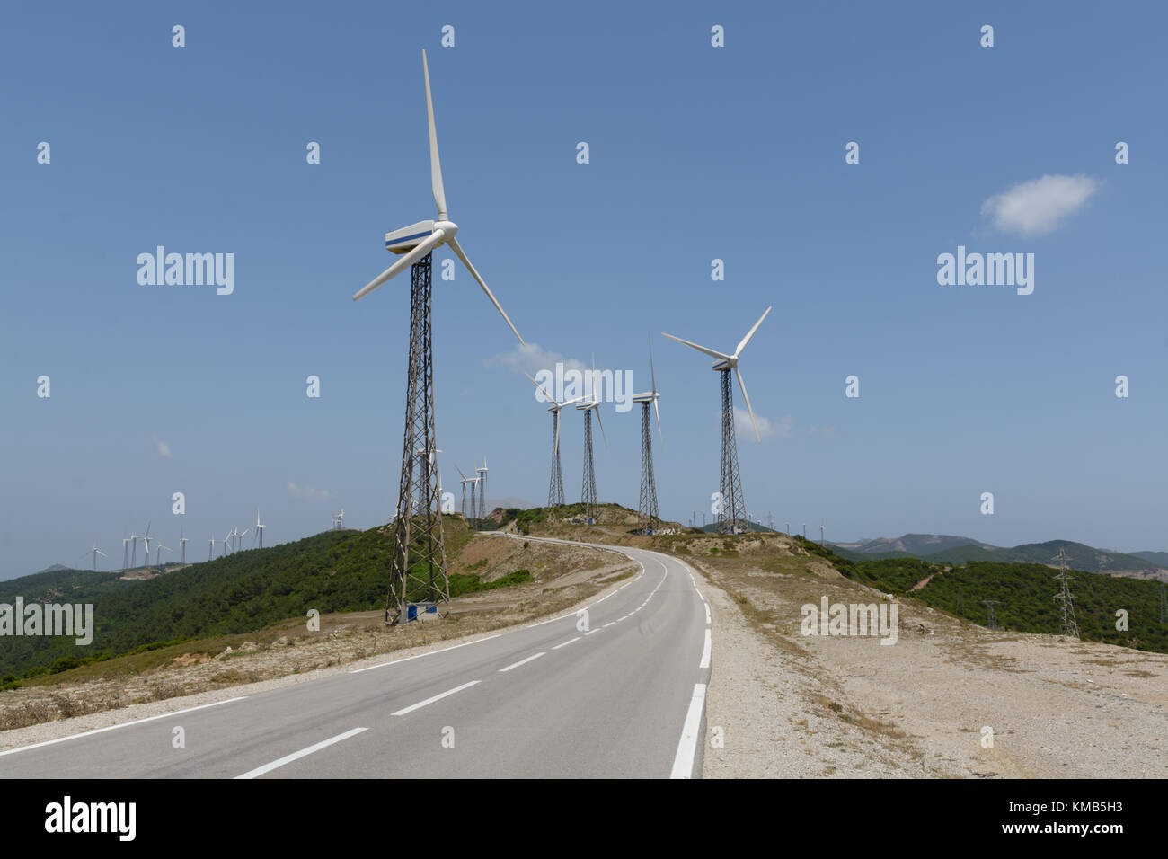 Koudia al baida wind farm hi-res stock photography and images - Alamy
