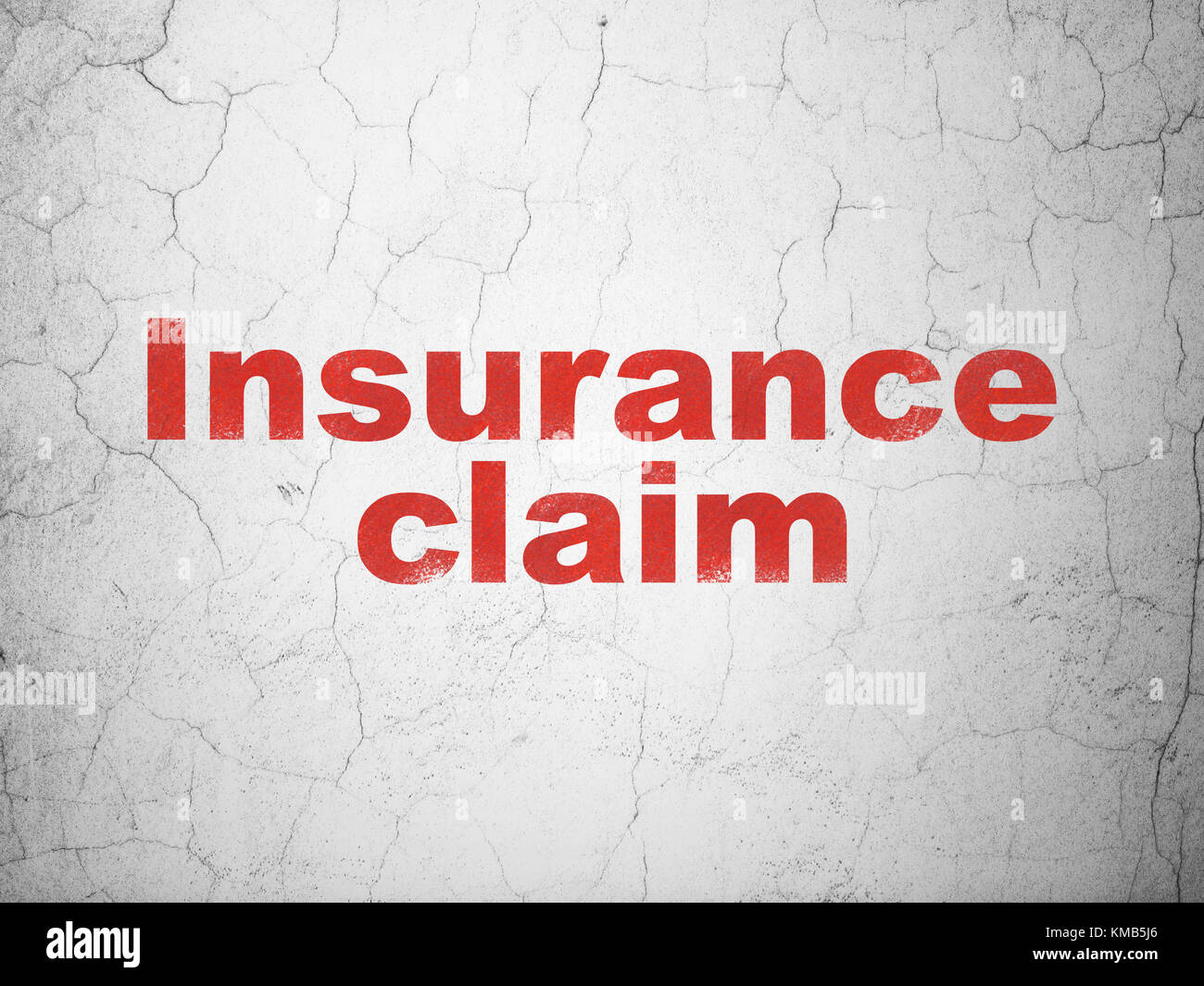 Insurance concept: Insurance Claim on wall background Stock Photo - Alamy