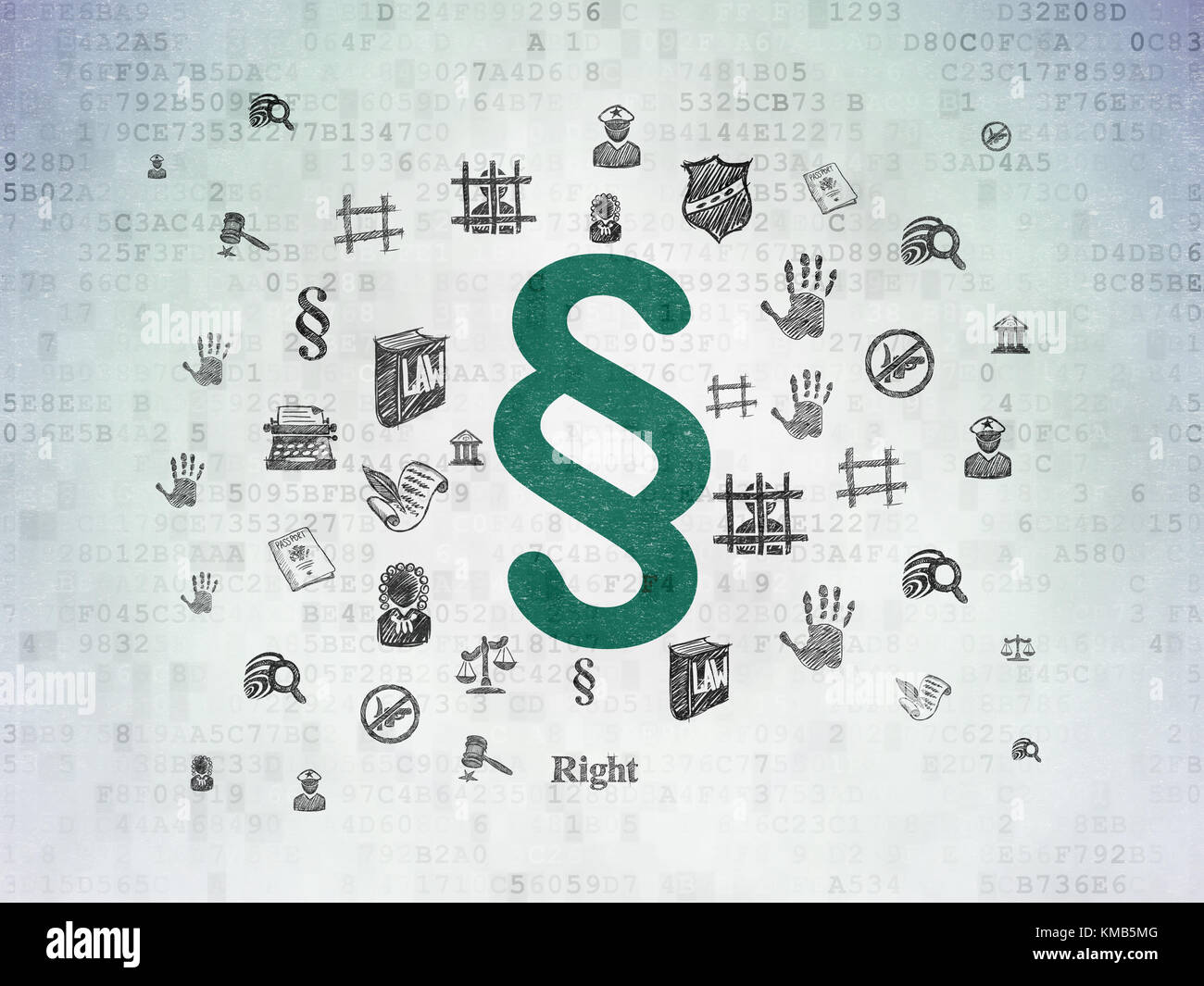 Law concept: Paragraph on Digital Data Paper background Stock Photo - Alamy