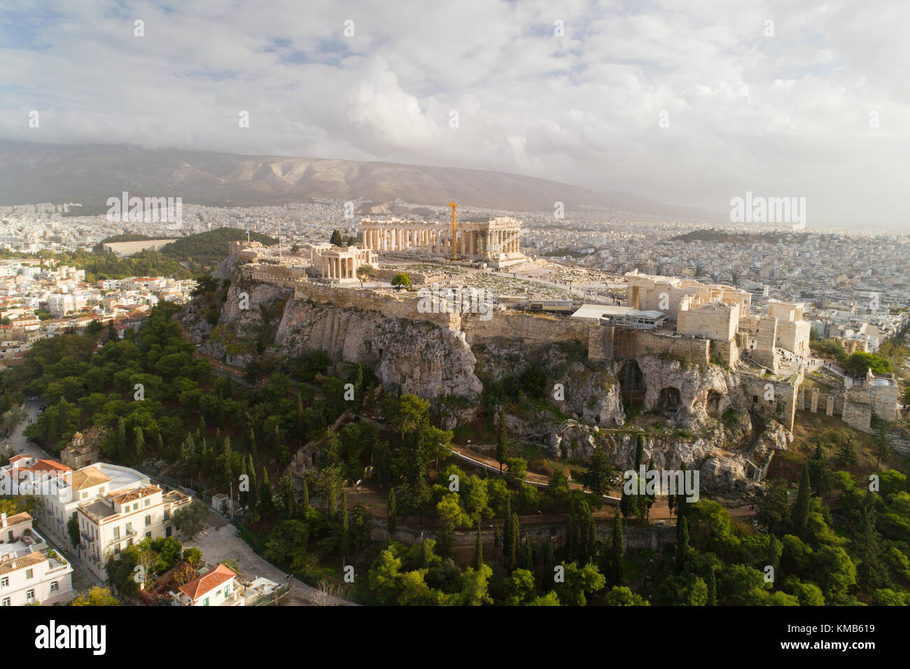 Acropolis of Athens ancient citadel in Greece Stock Photo - Alamy