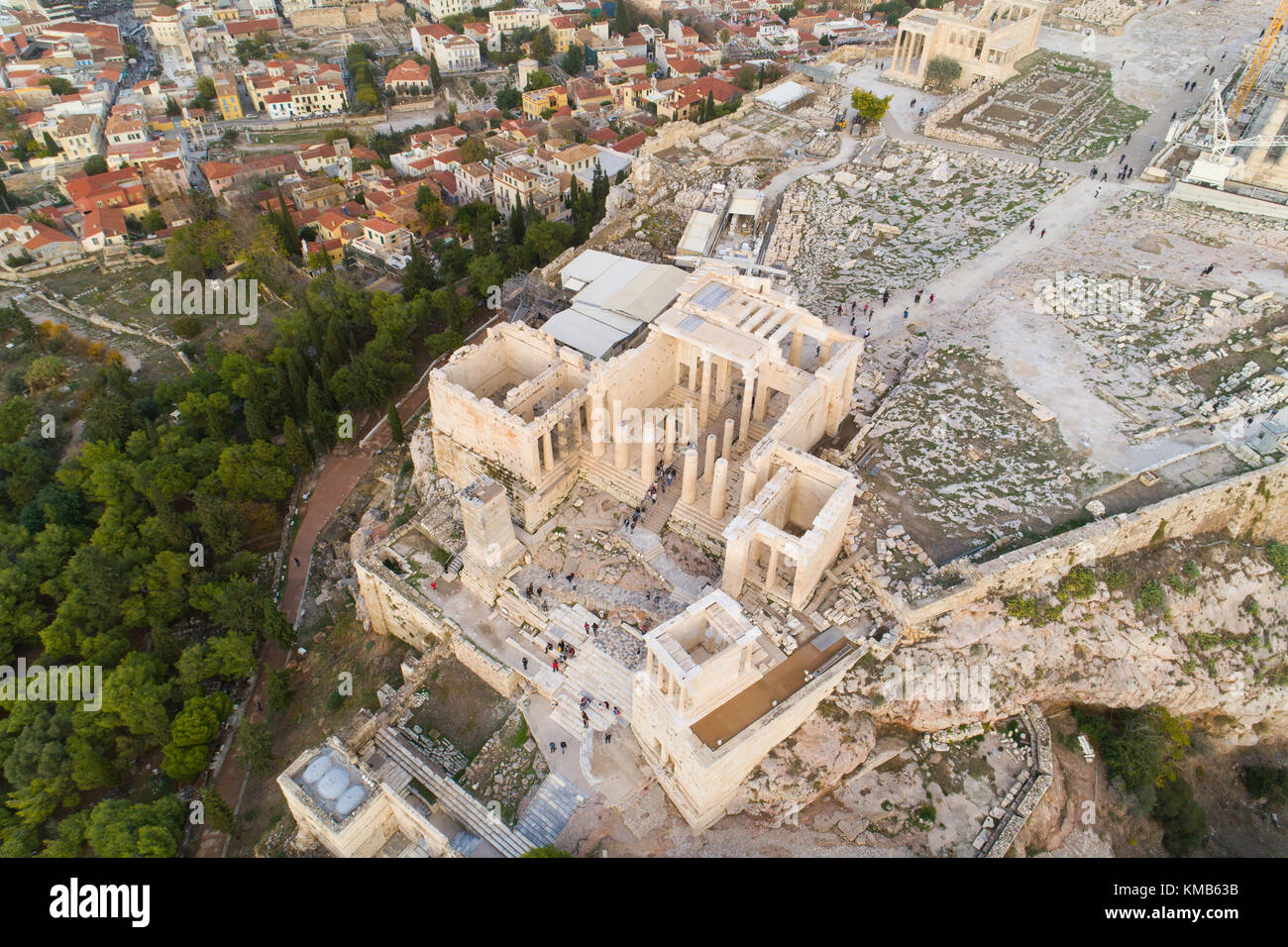 Acropolis of Athens ancient citadel in Greece Stock Photo - Alamy