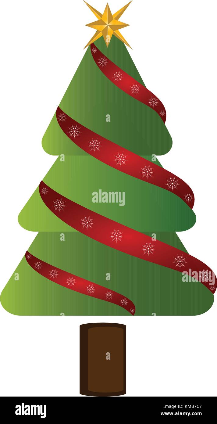 Isolated christmas tree Stock Vector Image & Art - Alamy
