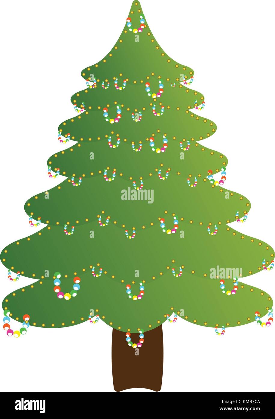 Isolated christmas tree Stock Vector Image & Art - Alamy