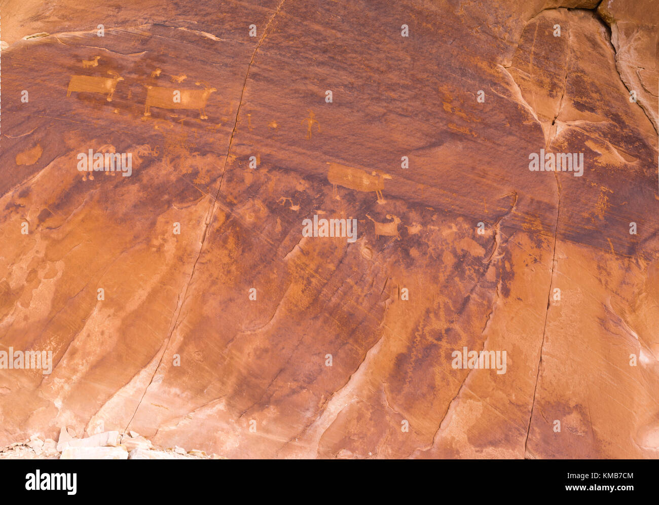 Procession panel petroglyph hi-res stock photography and images - Alamy