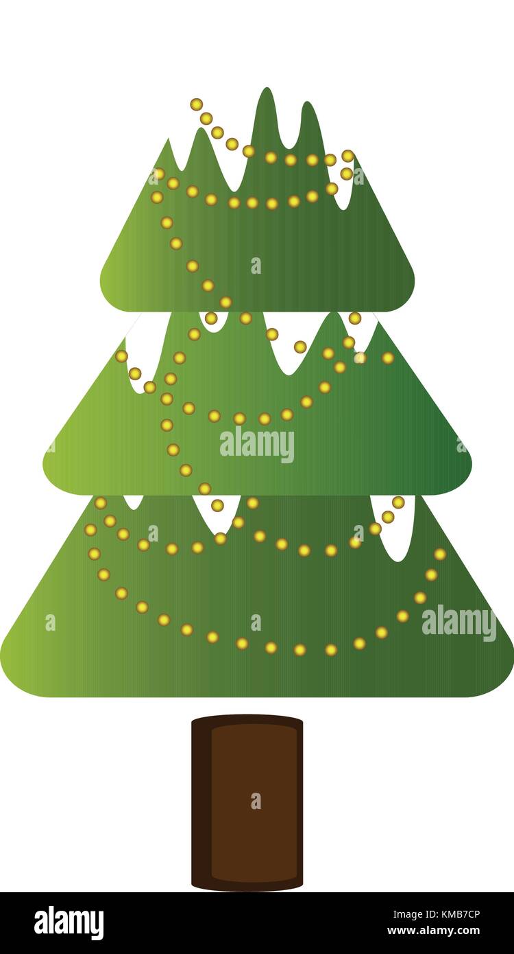 Isolated christmas tree Stock Vector Image & Art - Alamy