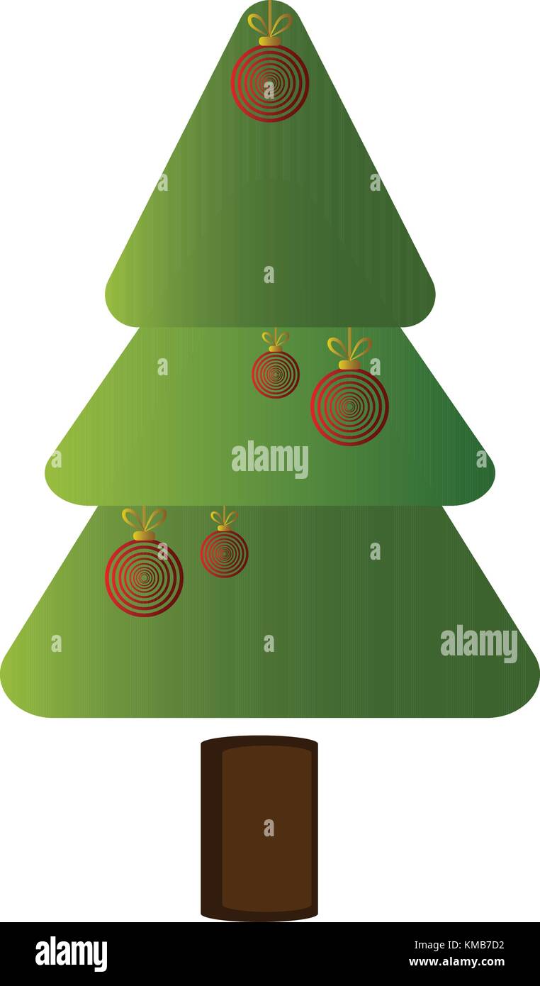 Isolated christmas tree Stock Vector Image & Art - Alamy