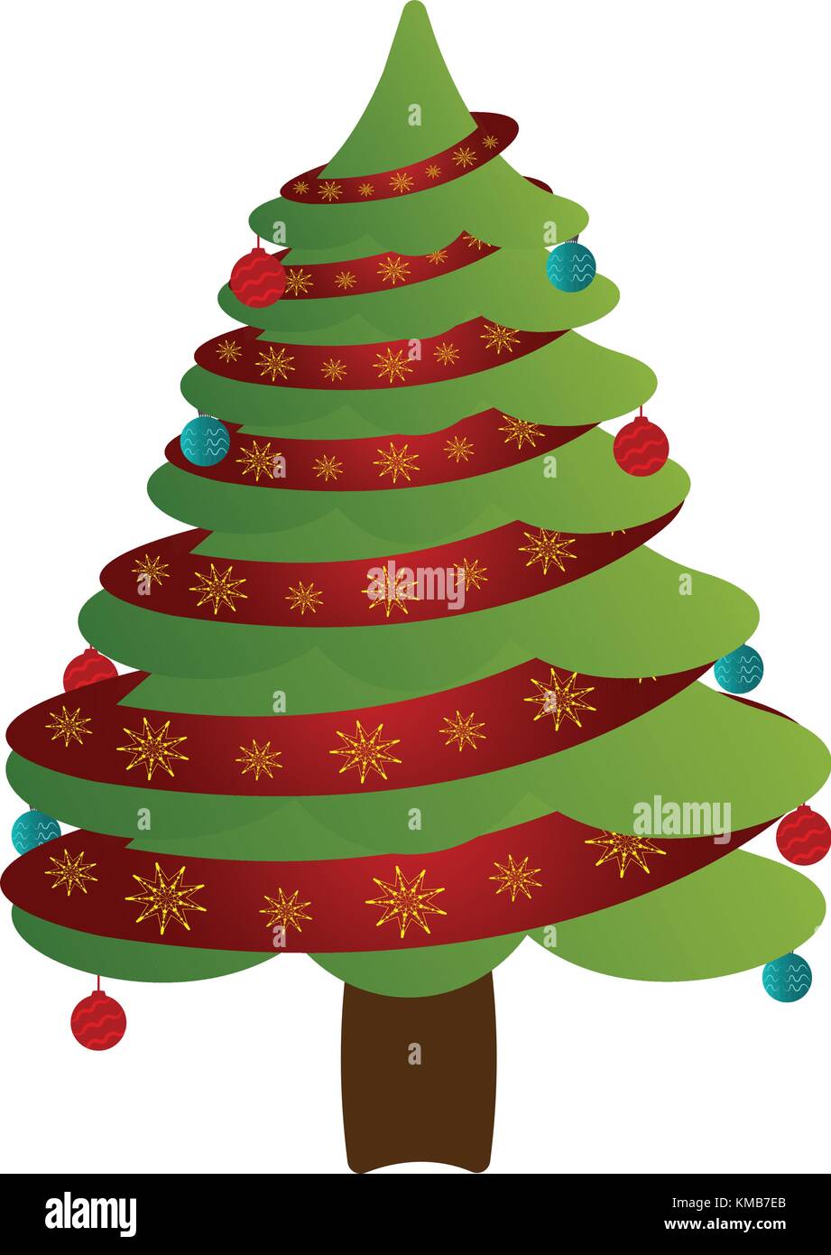 Isolated christmas tree Stock Vector Image & Art - Alamy
