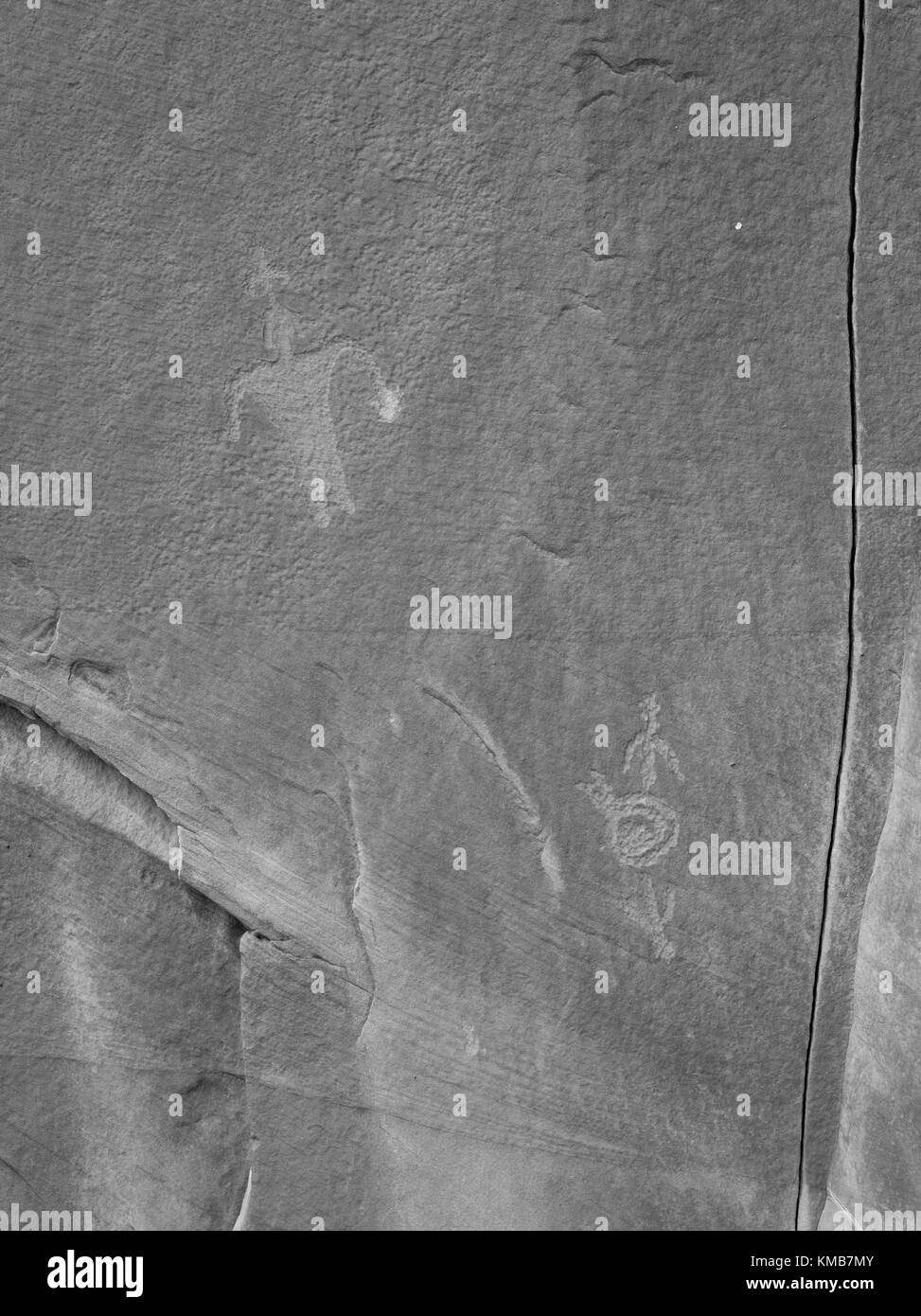 Procession panel petroglyph hi-res stock photography and images - Alamy