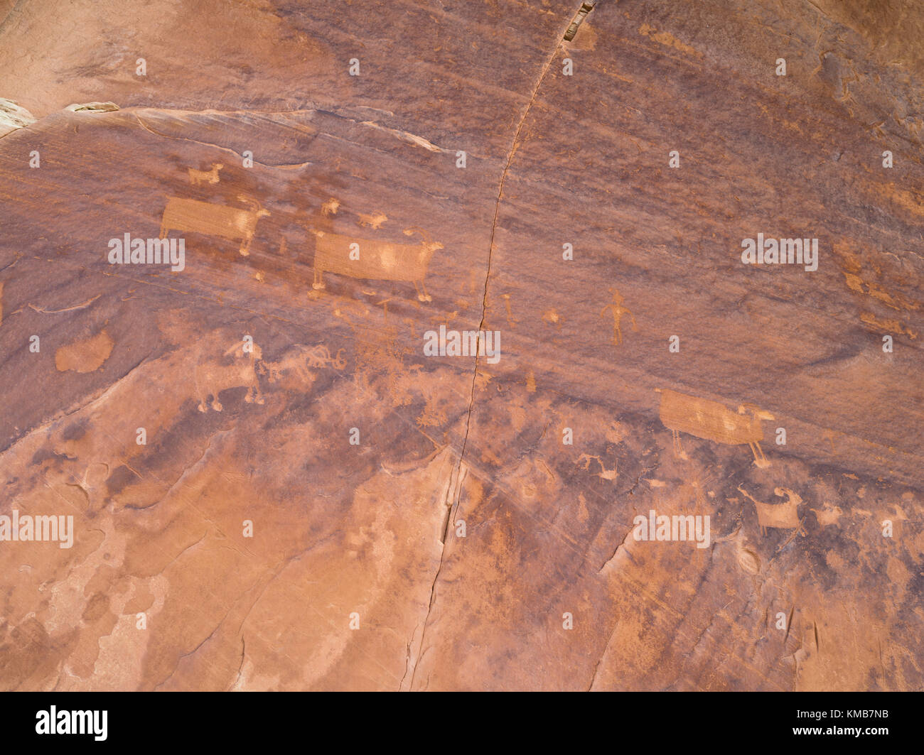 Procession panel petroglyph hi-res stock photography and images - Alamy