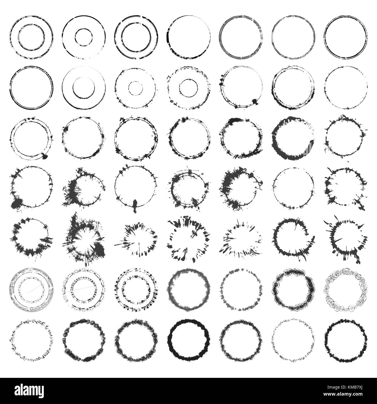 Ring Stamp Big Set vol2 Stock Vector Image & Art - Alamy