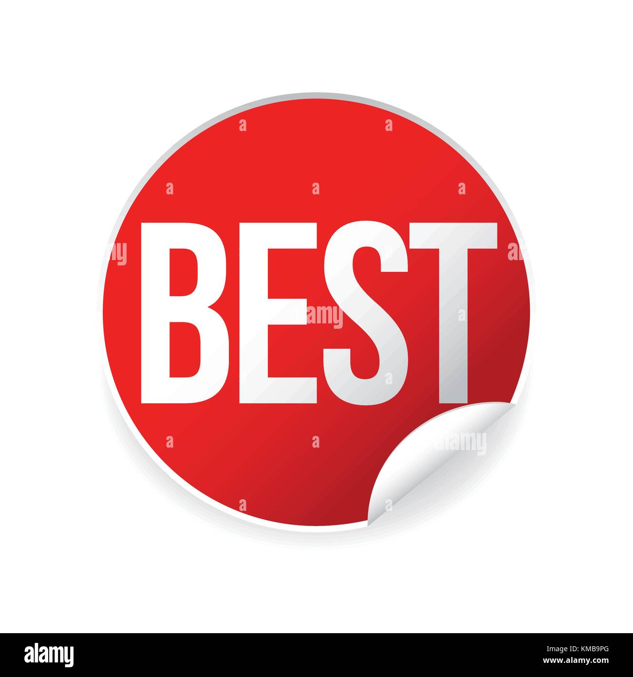 Best sticker label red Stock Vector Image & Art - Alamy