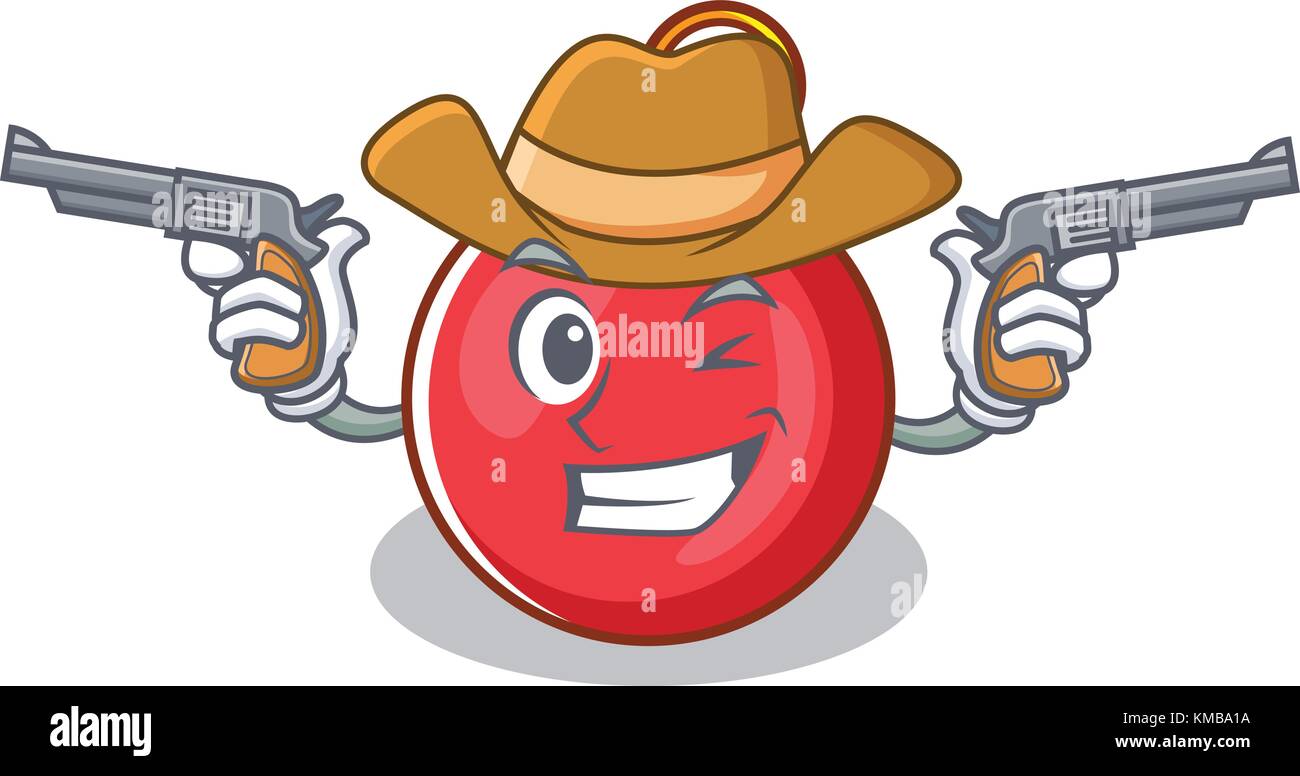 Cowboy merry christmas new Stock Vector Images - Alamy