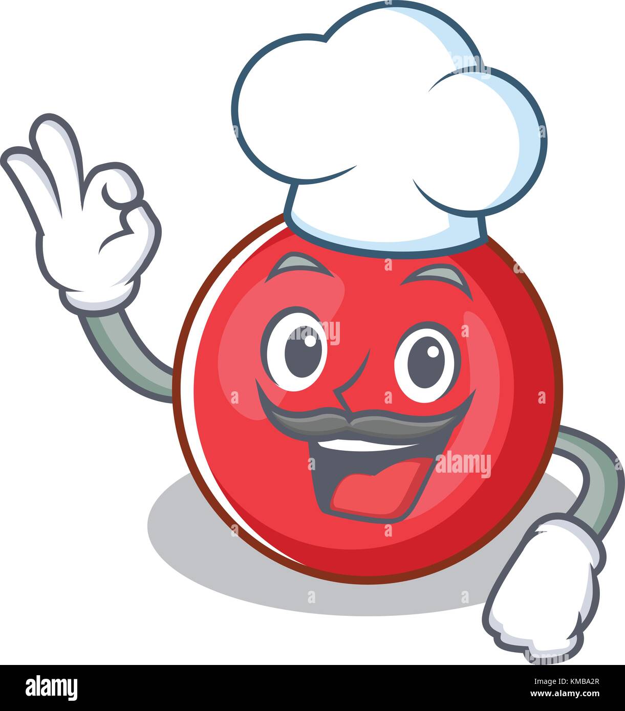 Chef Christmas ball character cartoon Stock Vector Image & Art - Alamy