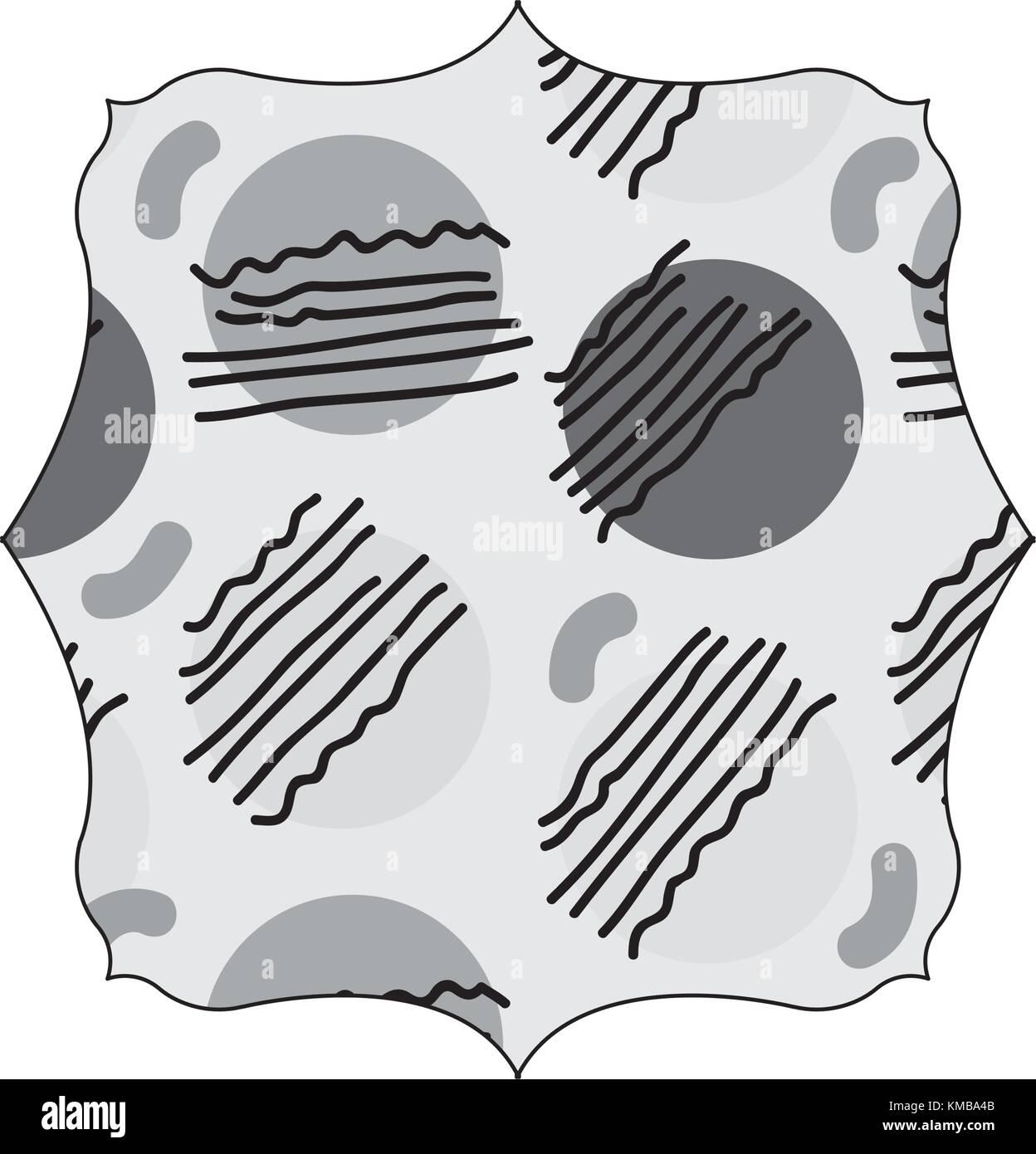 grayscale square with graphic style geometric background Stock Vector ...