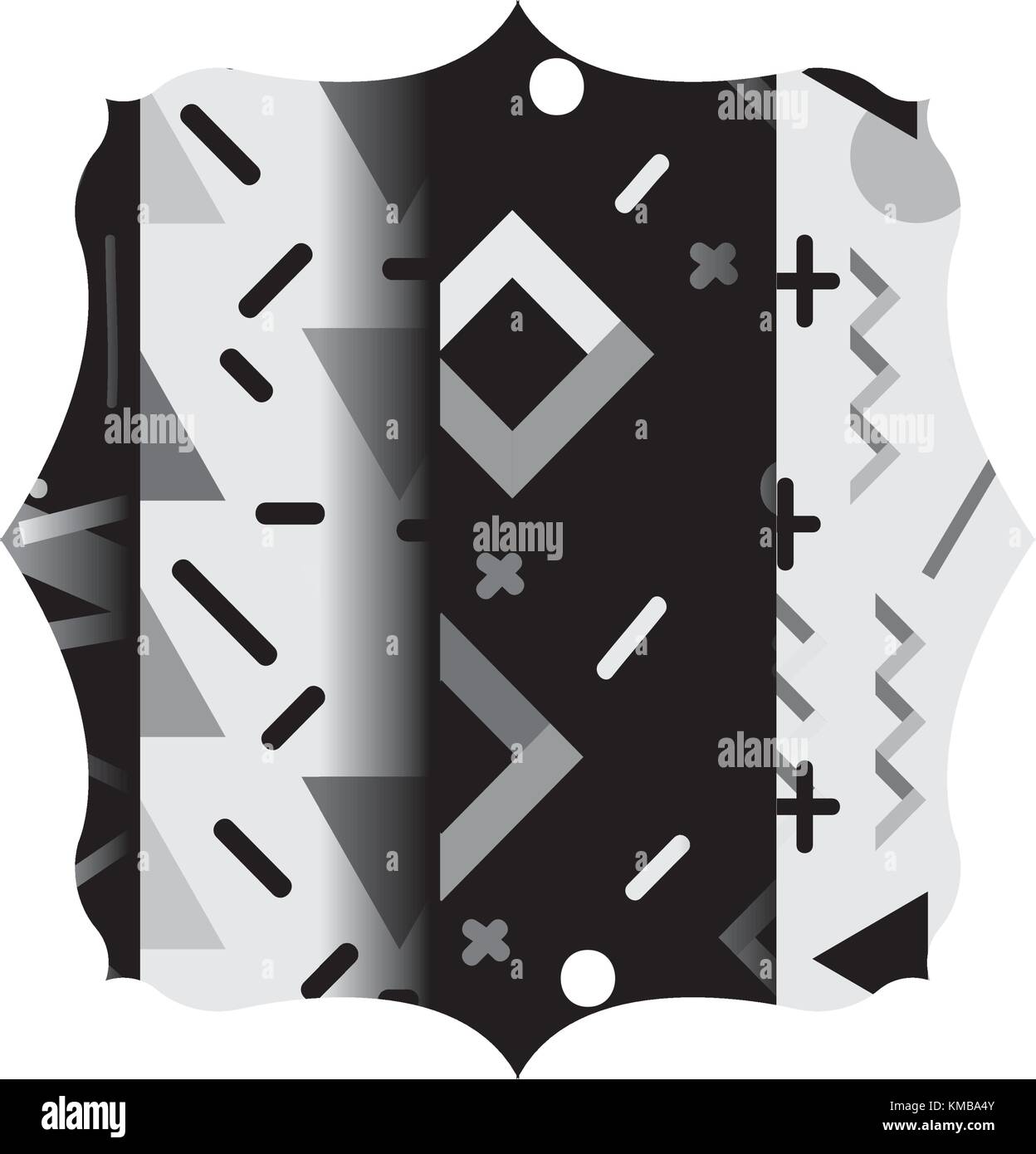 grayscale square with graphic style abstract background Stock Vector ...