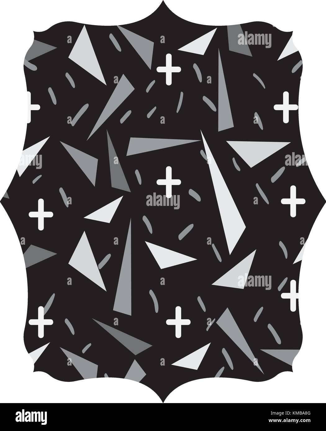 grayscale rectangle with geometric graphic style background Stock ...