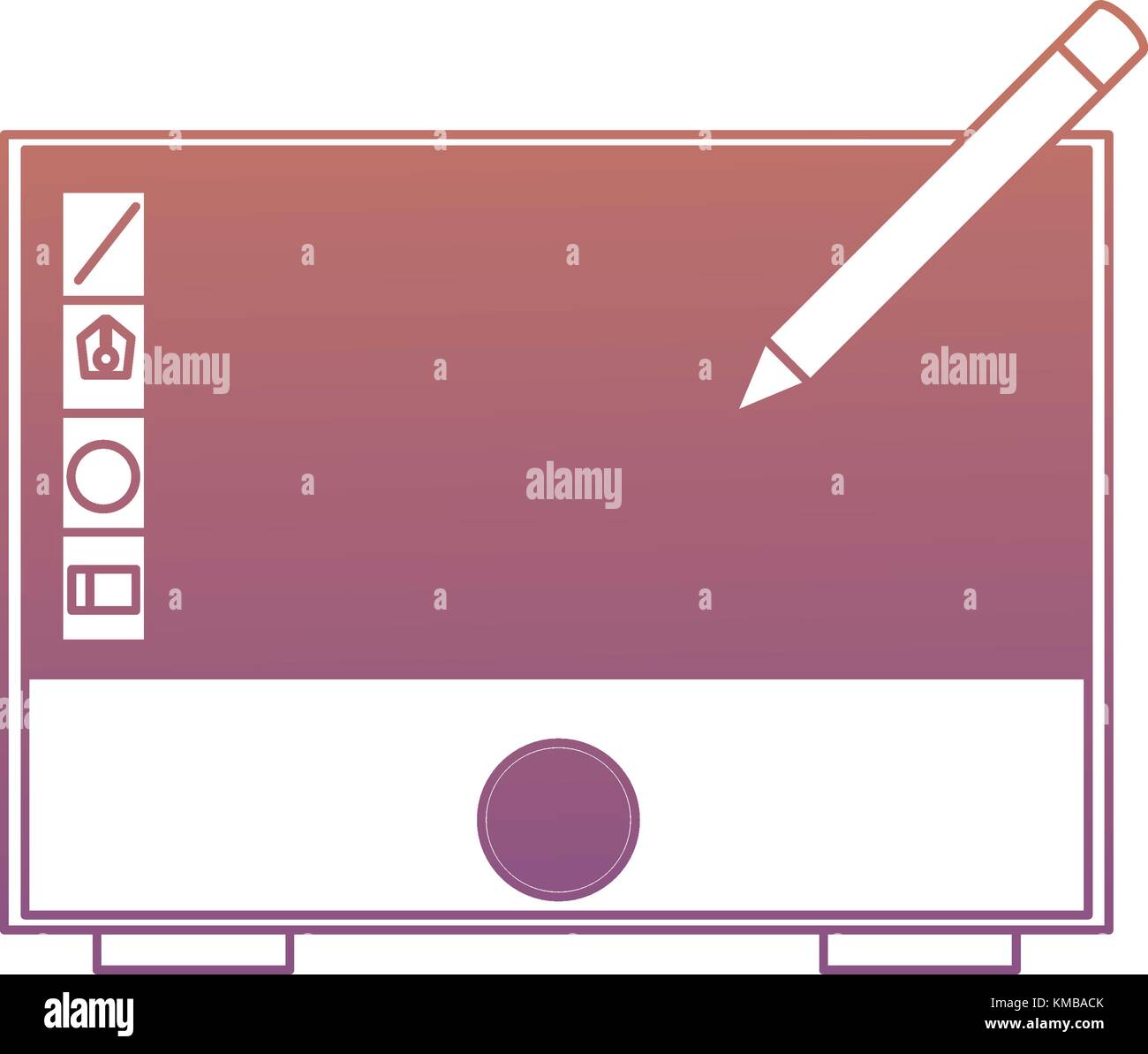 Designing tablet Stock Vector Images - Alamy