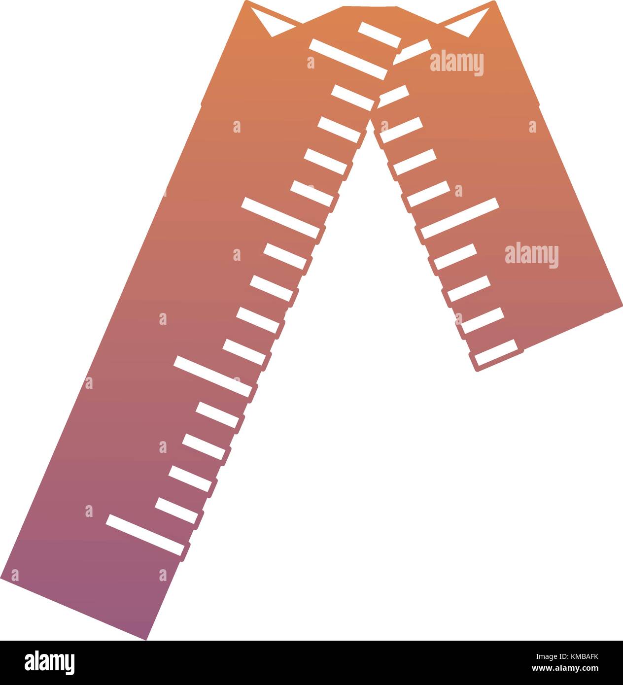 broken ruler icon Stock Vector Image & Art - Alamy
