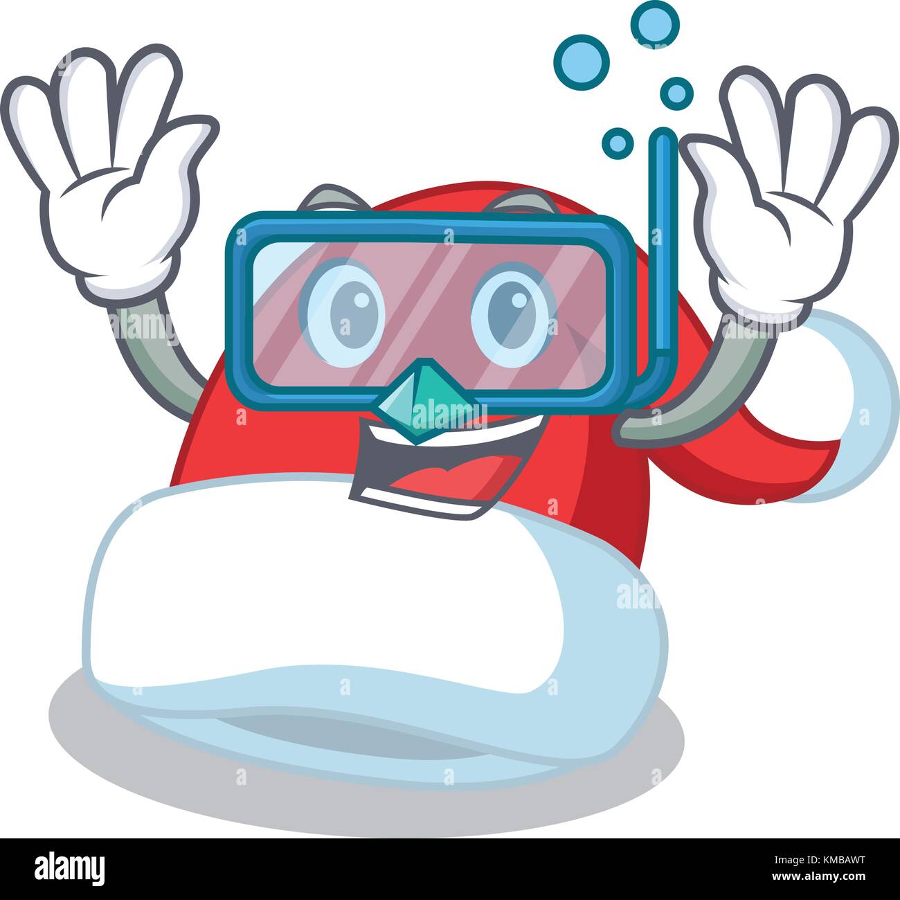 Santa claus diving mask hi-res stock photography and images - Alamy