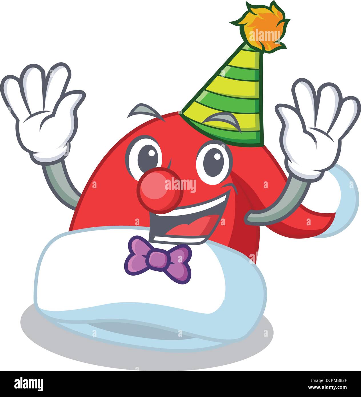 Clown Christmas hat character cartoon Stock Vector Image & Art - Alamy
