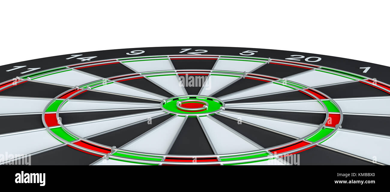Dart board, isolated Stock Photo - Alamy