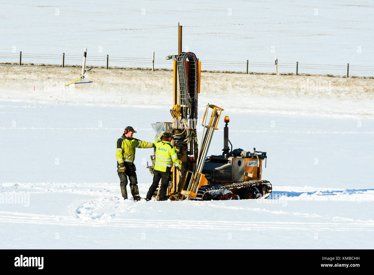 Lyckeby, Sweden - February 13, 2017: Real life documentary of two ...