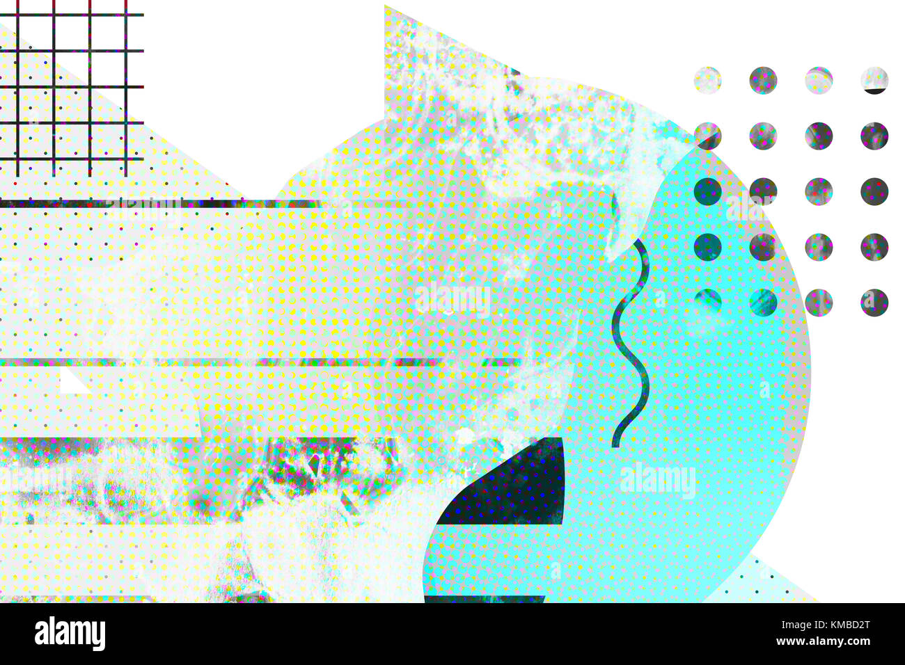 Bright modern stylish original background with simple geometric shapes ...